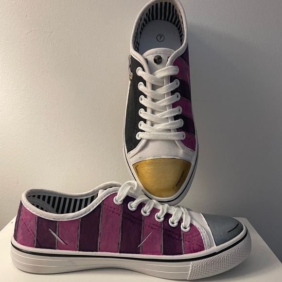 Shoes | Custom Handpainted League Of Legends Arcane Jinx Inspired ...